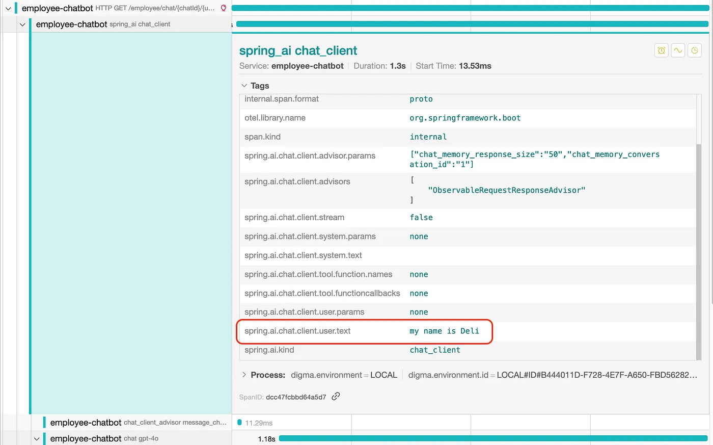 4 Observability functionality in Spring AI (Milestone 2) - Digma